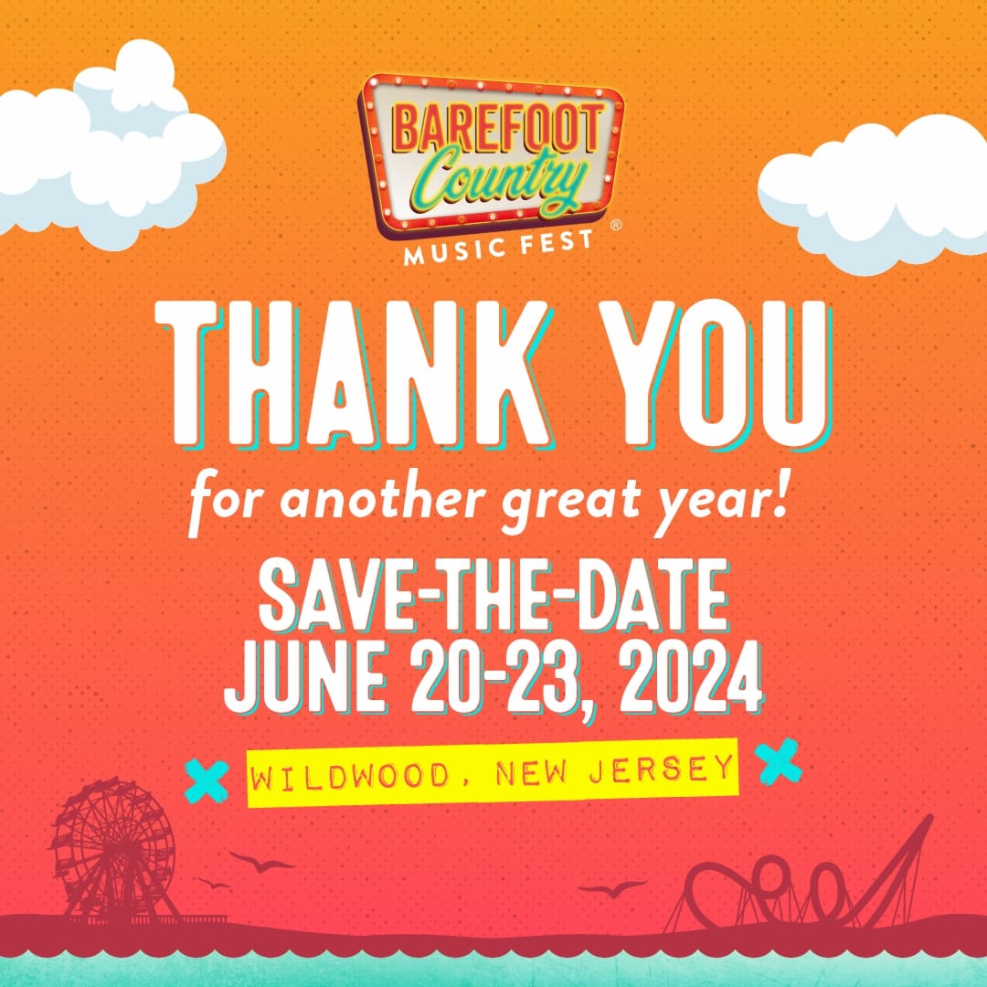 Save the Date for BCMF 2024! | Barefoot Country Music Fest