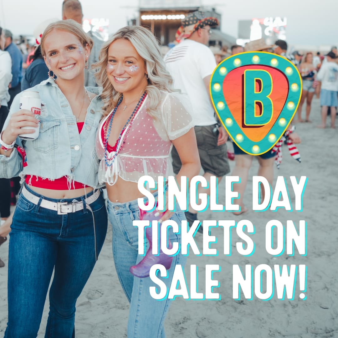 Early Bird Single Day Tickets On Sale NOW! | Barefoot Country Music Fest