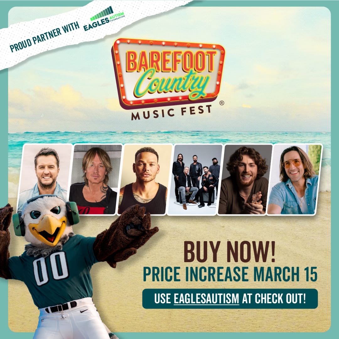 Philadelphia Eagles at BCMF 2024! | Barefoot Country Music Fest