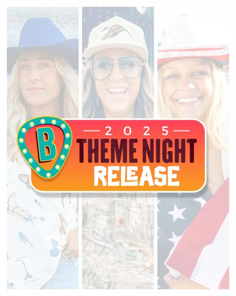 BCMF 2025 Theme Nights are HERE! | Barefoot Country Music Fest