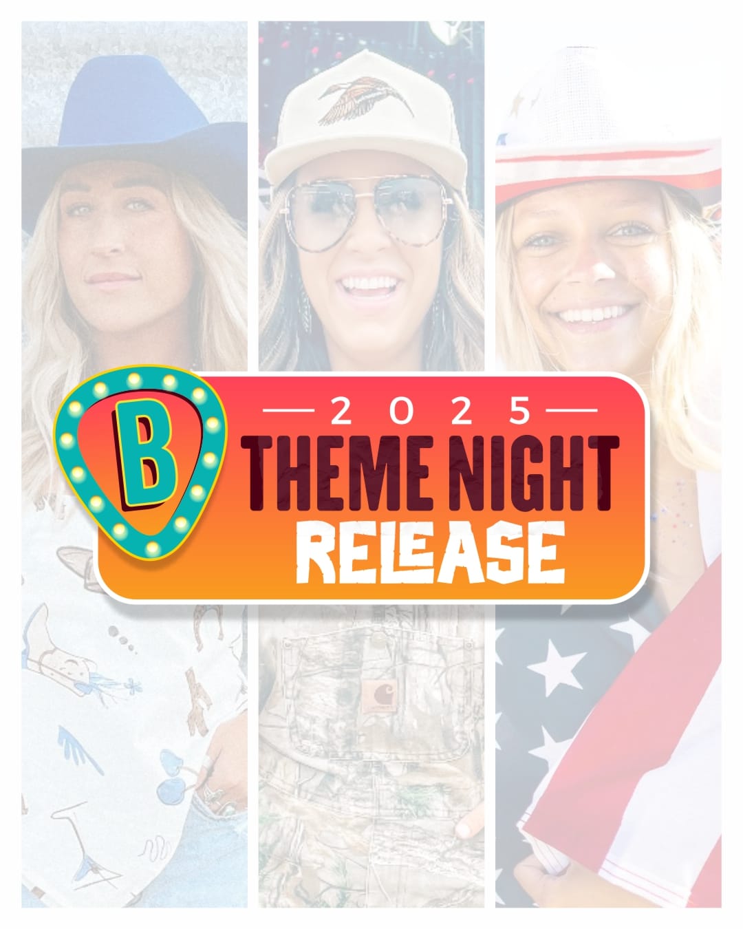 BCMF 2025 Theme Nights are HERE! | Barefoot Country Music Fest