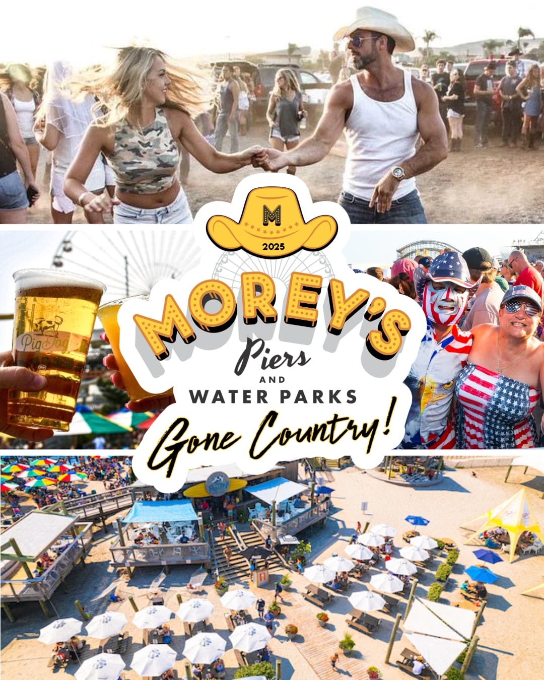 Morey's Piers has GONE COUNTRY! | Barefoot Country Music Fest