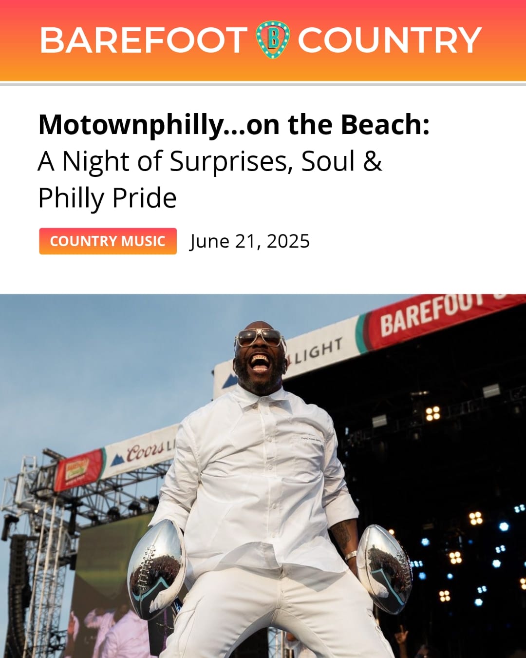 Motownphilly… on the Beach: A Night of Surprises, Soul & Philly Pride ...