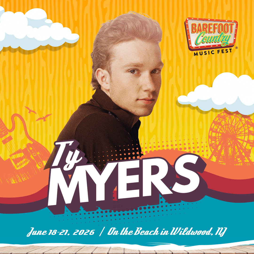 Ty Myers is Coming to BCMF 2026! | Barefoot Country Music Fest