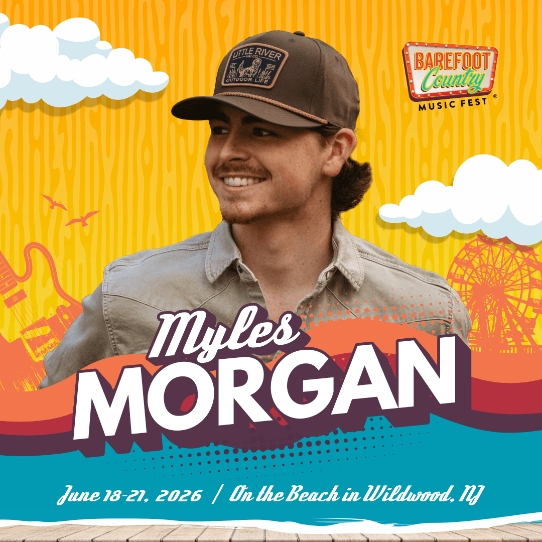 Myles Morgan is Coming to BCMF 2026! | Barefoot Country Music Fest